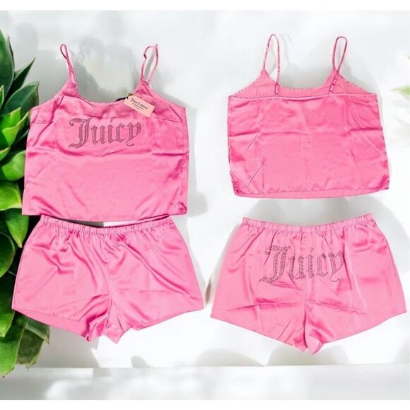 Juicy Couture | Intimates & Sleepwear | Nwtjuicy Couture Sz L 2 Pc Pink ...
